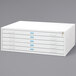 Safco 4998WHR 5-Drawer White Steel Flat File Cabinet for 36" x 48 ...