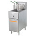 Dean SR114E Super Runner Economy 40 lb. Electric Floor Fryer - 208V, 3 ...