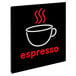 LED Espresso Sign - 20" x 20"