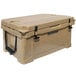 CaterGator CG45SPB Beige 45 Qt. Rotomolded Extreme Outdoor Cooler / Ice ...