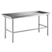 Regency 30" x 72" 16-Gauge Type 304 Stainless Steel Sorting Table