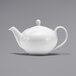 Oneida Buffalo F8010000860 Bright White Ware 15.25 oz. Porcelain Teapot ...