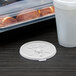 Dart 16FTLS Translucent Lift'n'Lock Lid with Straw Slot - 1000/Case