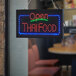 Choice 19" x 10" LED Rectangular Thai Food Sign with Two Display Modes