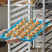 Choice 18" x 26" Blue Bakery Display / Market Tray