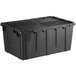 Choice 25 1/4" x 15 1/2" x 12 1/8" Stackable Black Chafer Tote ...