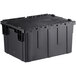 Choice 26" x 19" x 15 1/4" Stackable Black Chafer Tote / Storage Box ...