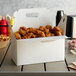 Customizable 9 1/2" x 5" x 5" White Barn Take Out Lunch Box / Chicken ...