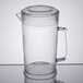 Cambro PC64CW 64 oz. Customizable Covered Plastic Pitcher