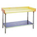 Eagle Group MT3060B-BS Wood Top Work Table with Galvanized Undershelf ...