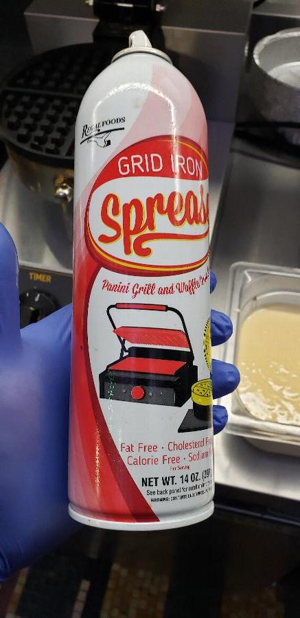 Non-Stick Cooking Spray for Panini Grills & Waffle Irons