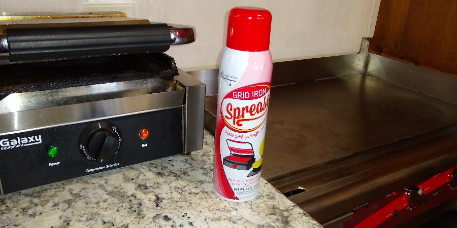 Grid Iron Sprease 14 oz. Panini Grill and Waffle Iron Release Spray