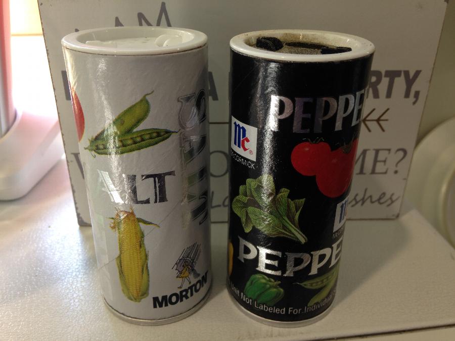 Morton Disposable Salt and Pepper Shaker Set - 12/Case