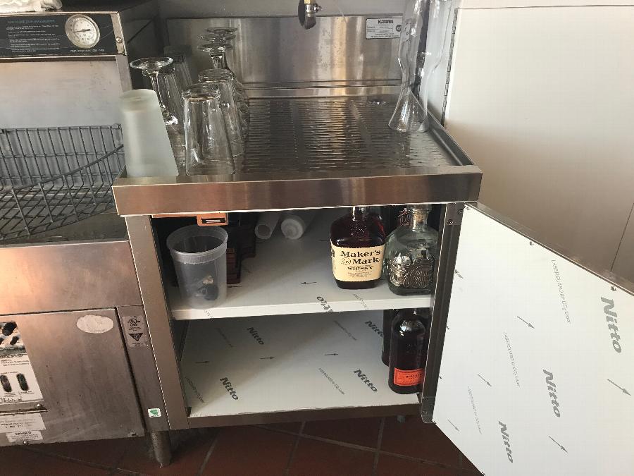 Advance Tabco CRD-2BM Stainless Steel Drainboard Storage Cabinet with ...