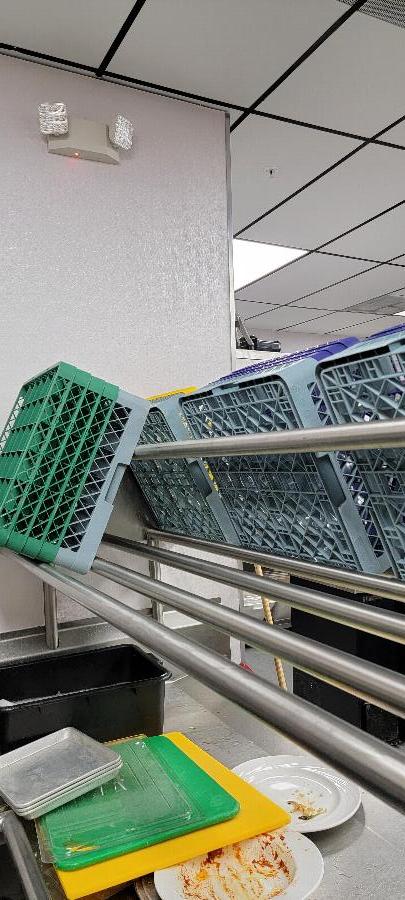 Advance Tabco DTA-79 Double-Sided Slant Tubular Rack Sorting Shelf