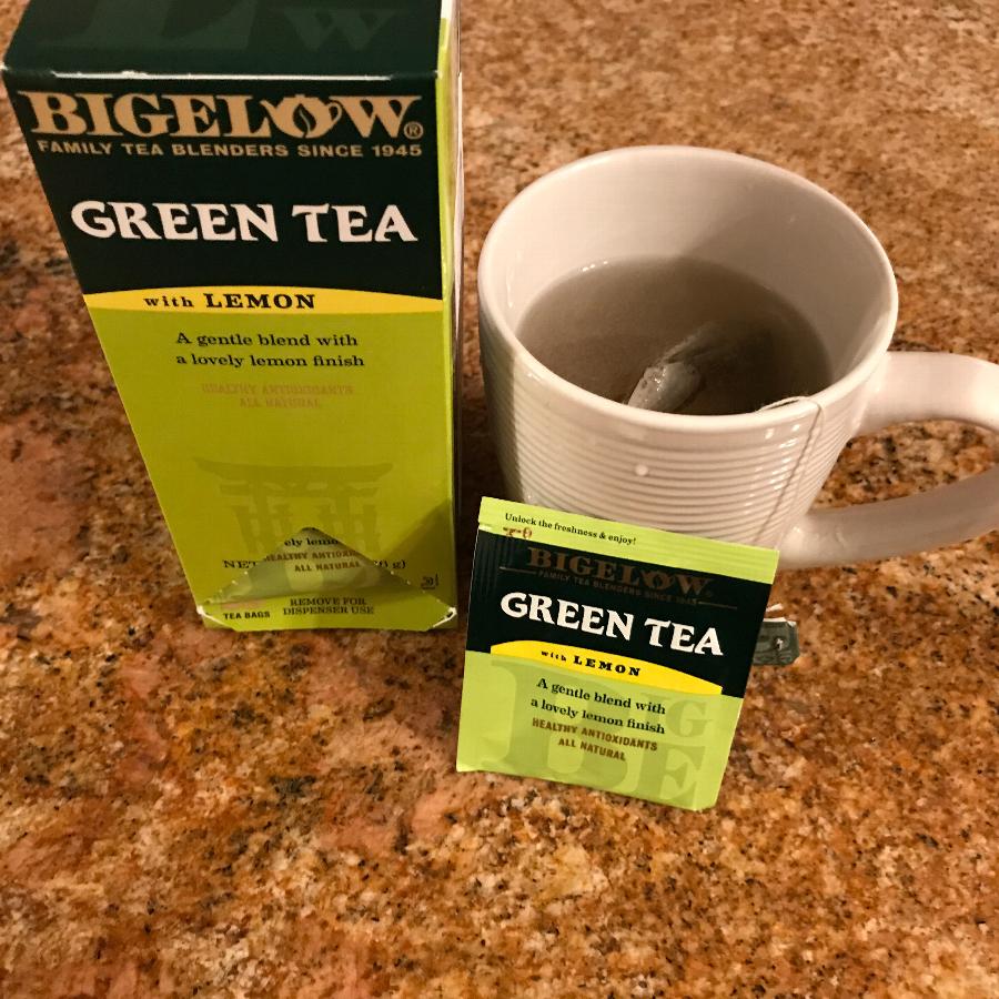 Bigelow Green Tea with Lemon Tea Bags - 28/Box