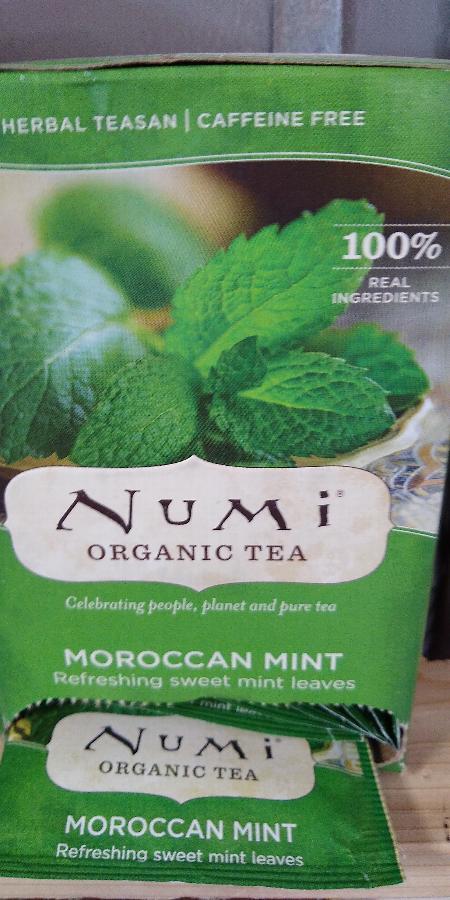 Numi Moroccan Mint Tea | Numi Organic Moroccan Mint Tea Bags - 18/Box