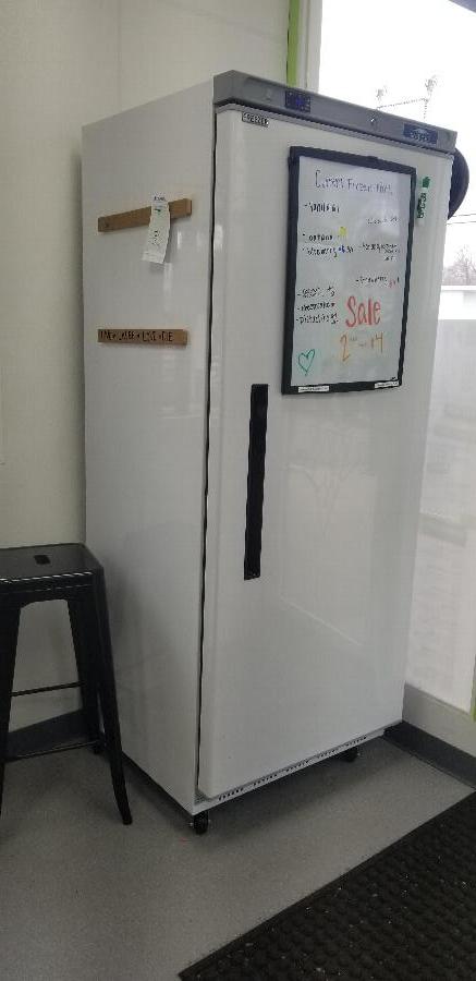 Arctic Air AWF25 White Single Door Reach In Freezer - 25 cu. ft.