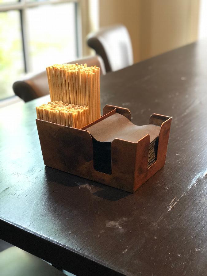 American Metalcraft BARC7 Antique Copper Satin Finish Bar / Coffee ...