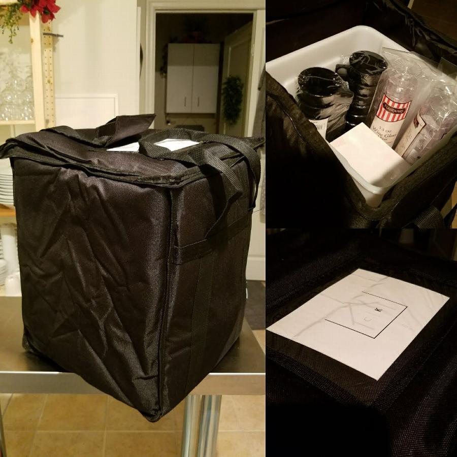 Choice Insulated Food Delivery Bag, Black Nylon, 13" x 13" x 15 1/2 ...