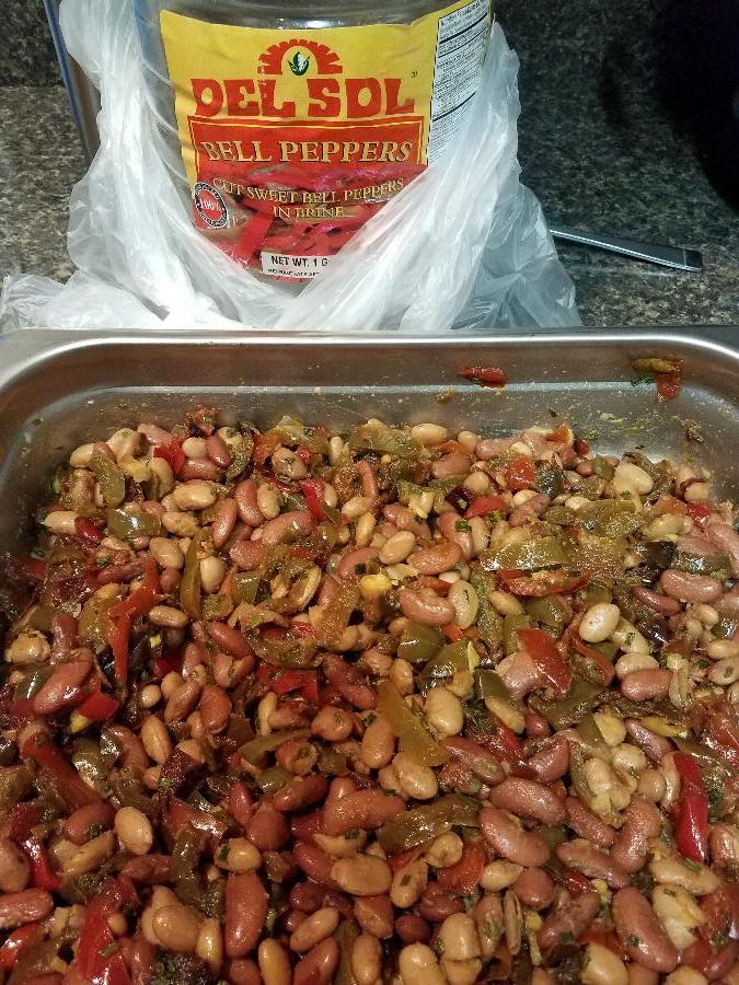 Del Sol 1 Gallon Cut Sweet Peppers - 4/Case