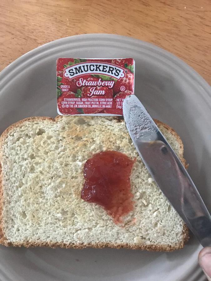 Smucker's Strawberry Jam .5 oz. Portion Cups - 200/Case