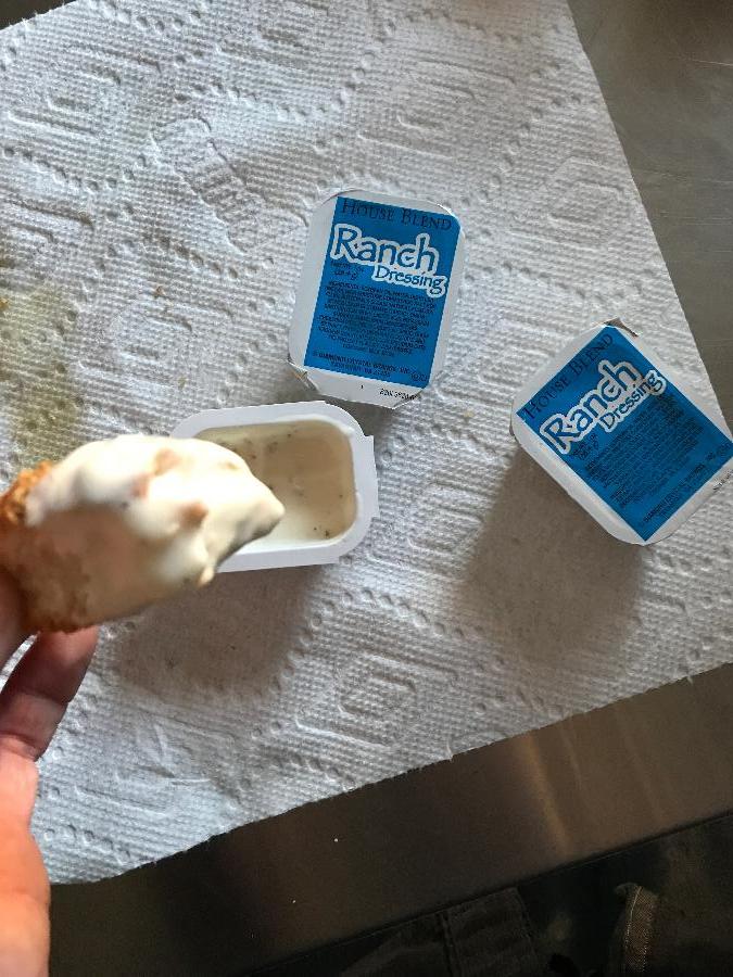 House Blend Ranch Sauce 1 oz. Portion Cups - 100/Case