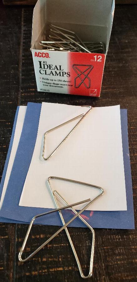 Acco 72610 Large 2 5/8" Metal Paper Clamp - 12/Box