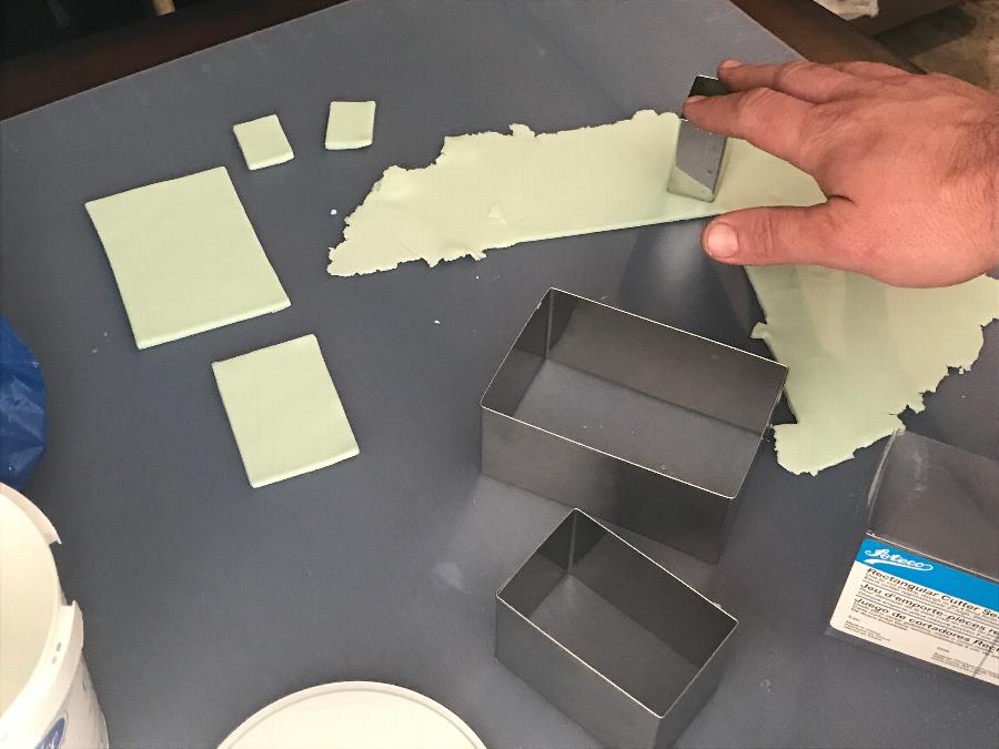 Ateco 5258 3-Piece Stainless Steel Rectangular Cutter Set