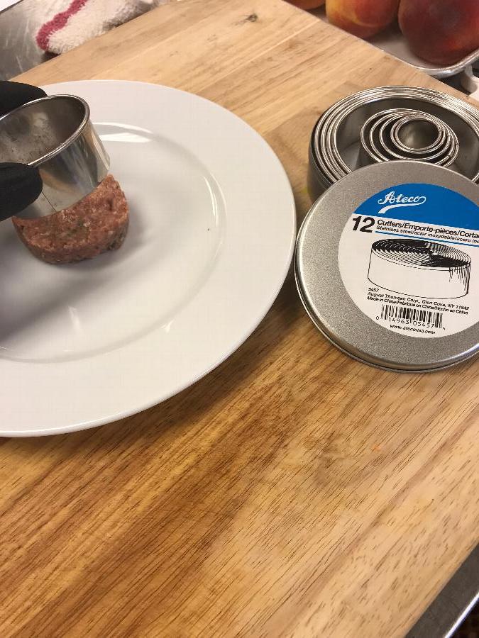 Ateco 5457 12-Piece Stainless Steel Round Plain Cutter Set