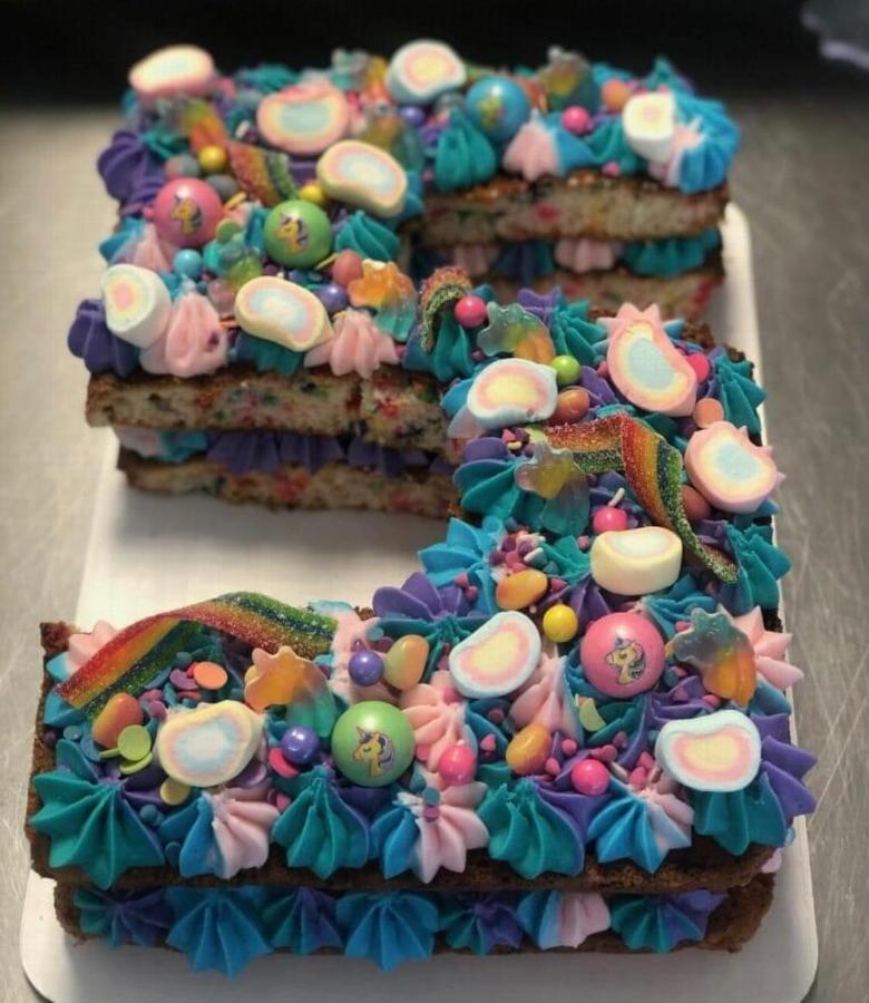 Number 5 Cookie Cutter - Stainless Steel, 11" x 8"