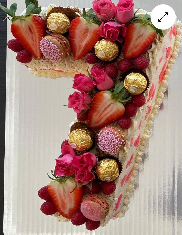 Number 7 Cookie Cutter - Stainless Steel, 11" x 8"