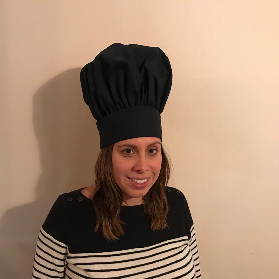 13" Navy Blue Chef Hat