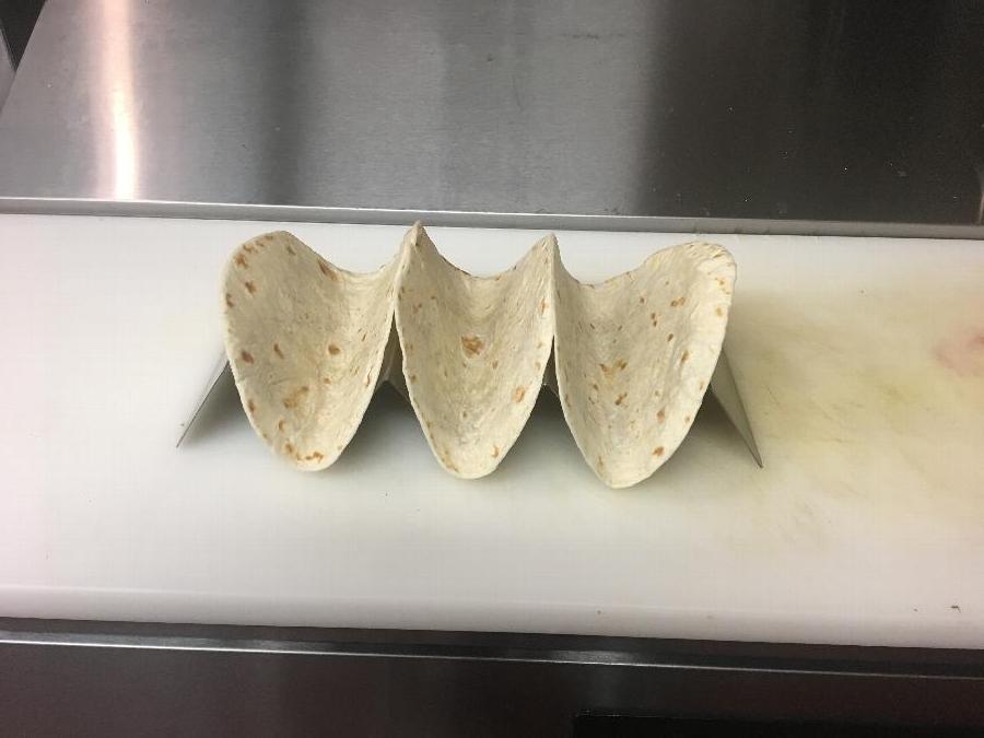 Choice Stainless Steel Taco Holder with 3 or 4 Compartments