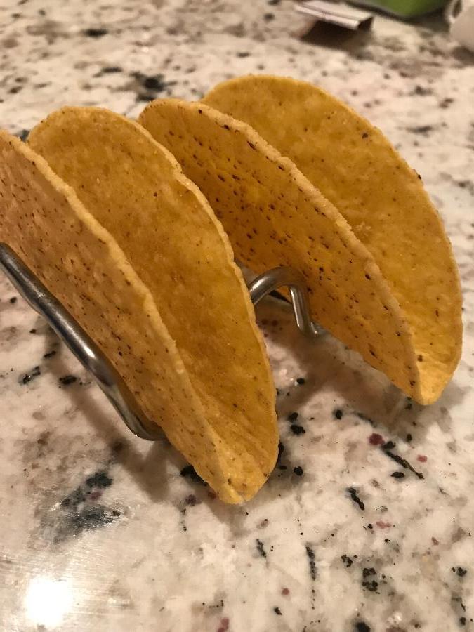 Choice Stainless Steel Wire Taco Holder with 1 or 2 Compartments - 3 5/ ...