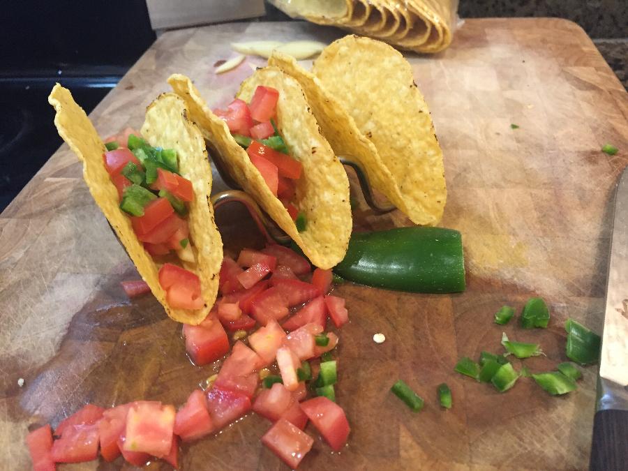 Choice Stainless Steel Wire Taco Holder with 2 or 3 Compartments - 5 5/ ...