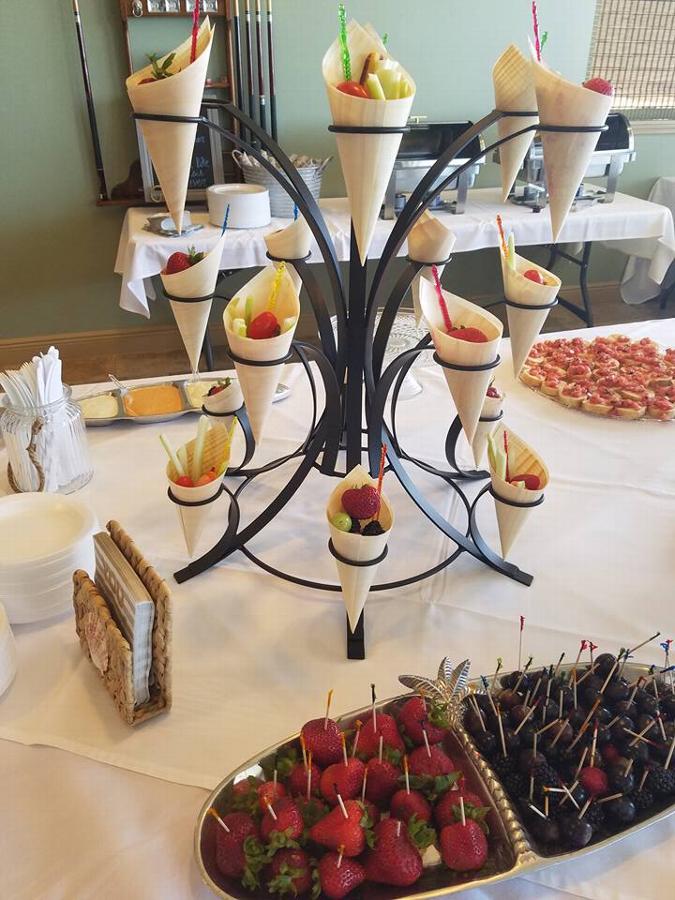 Cal-Mil 3330-13 Black Multi-Tier Cone Display - 20" x 20 1/2"