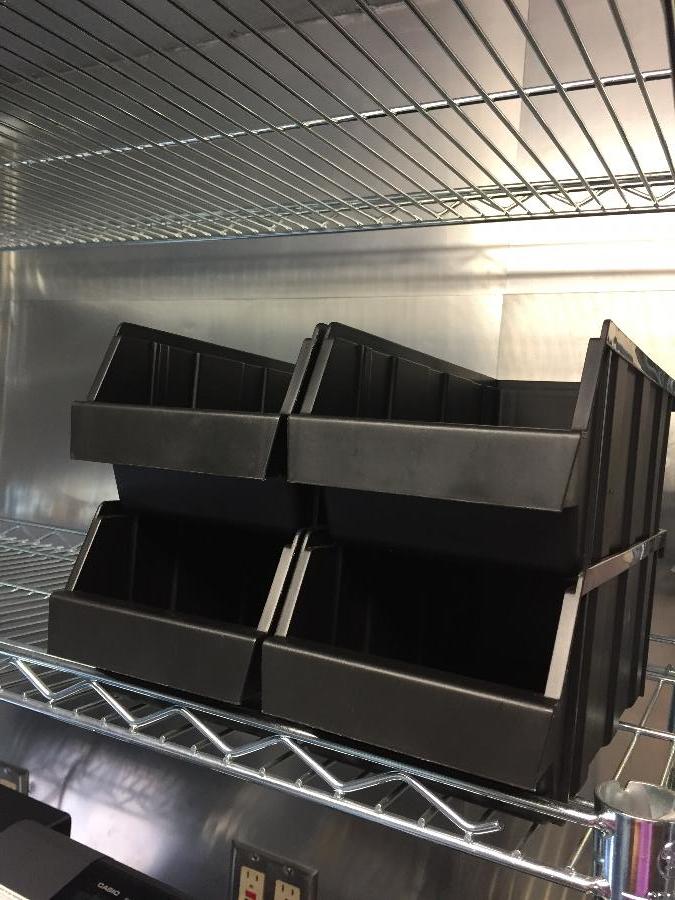 Cambro 5412CBP110 Black Versa Organizer Bin