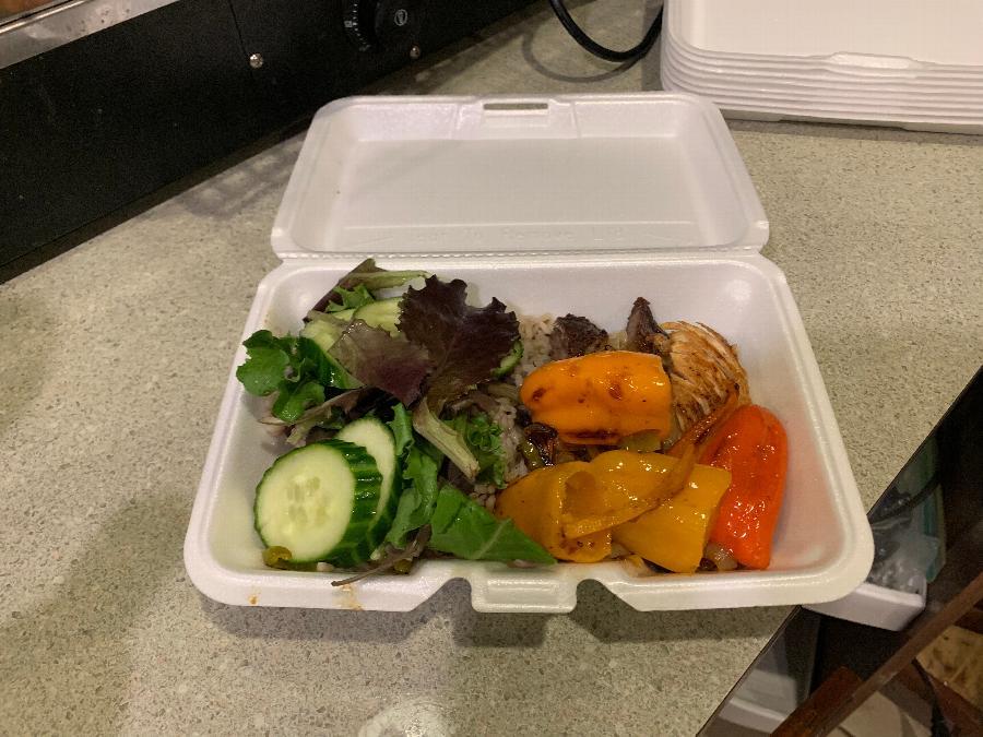 Dart 205HT1 9" x 6" x 3" White Foam Take Out Container with Perforated Hinged Lid - 200/Case