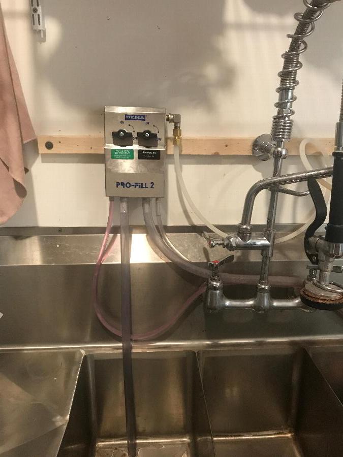 Dema Compartment Sink Chemical Dispenser Pump