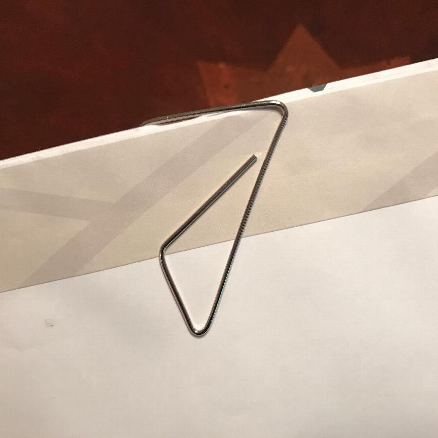 Acco 72610 Large 2 5/8" Metal Paper Clamp - 12/Box