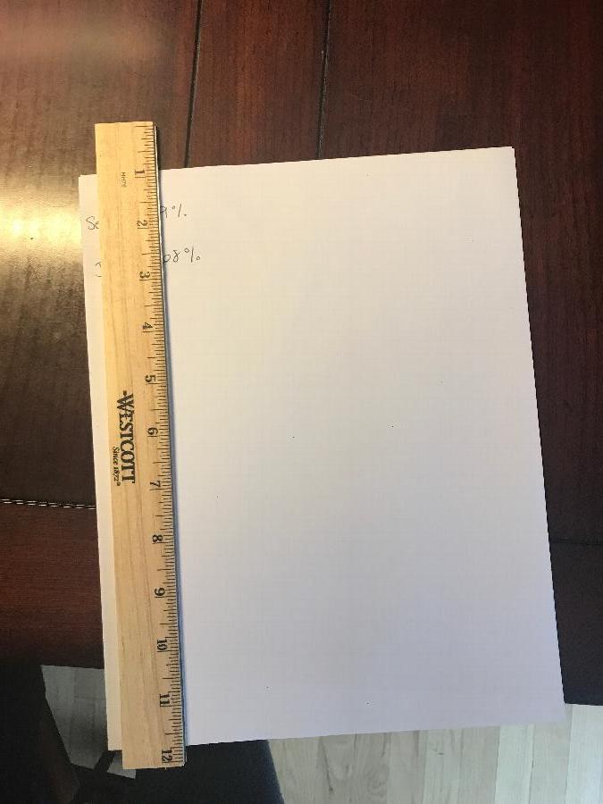 Westcott 10375 12" Flat Wood Ruler with Metal Edge - 1/16" Standard ...