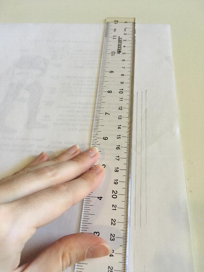 Westcott 10562 12" Clear Acrylic Ruler with Hanging Hole - 1/16 ...