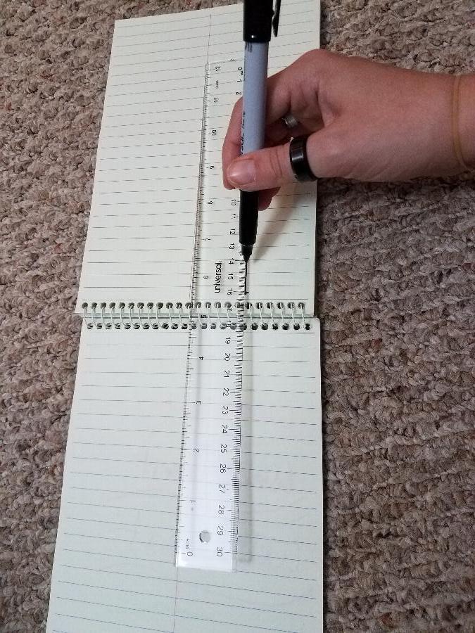 Westcott 10562 12" Clear Acrylic Ruler with Hanging Hole - 1/16 ...