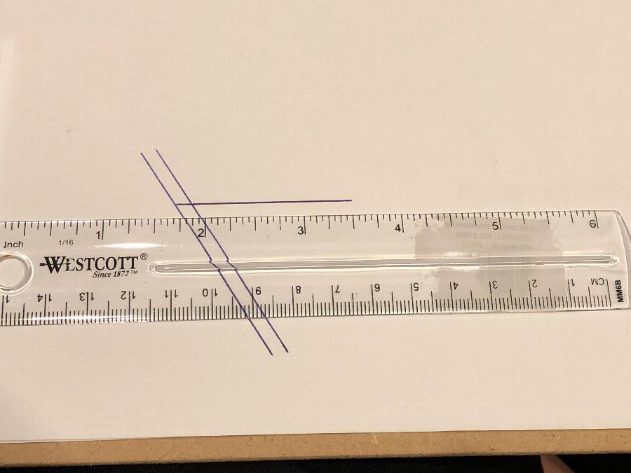 Westcott 45016 6" Clear Plastic Ruler - 1/16" Standard Scale | Westcott ACM45016
