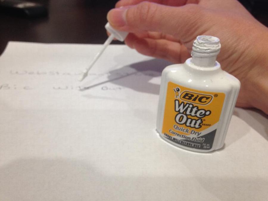 BIC WOFQD324 Wite-Out Quick Dry Corrective Fluid 20 mL Bottle - 3/Pack ...