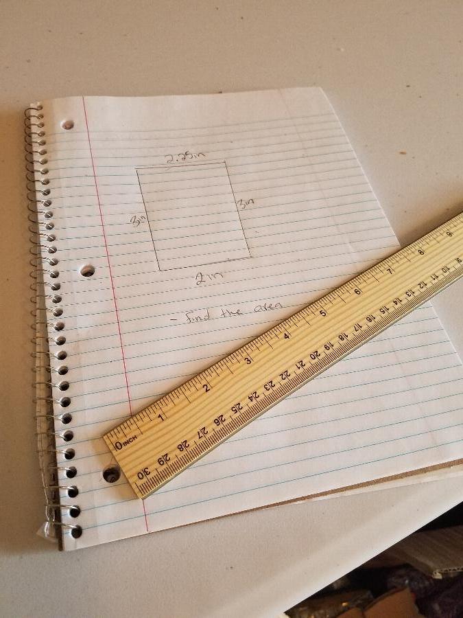 Universal UNV59021 Flat Wood Ruler with Double Metal Edge - 1/16 ...