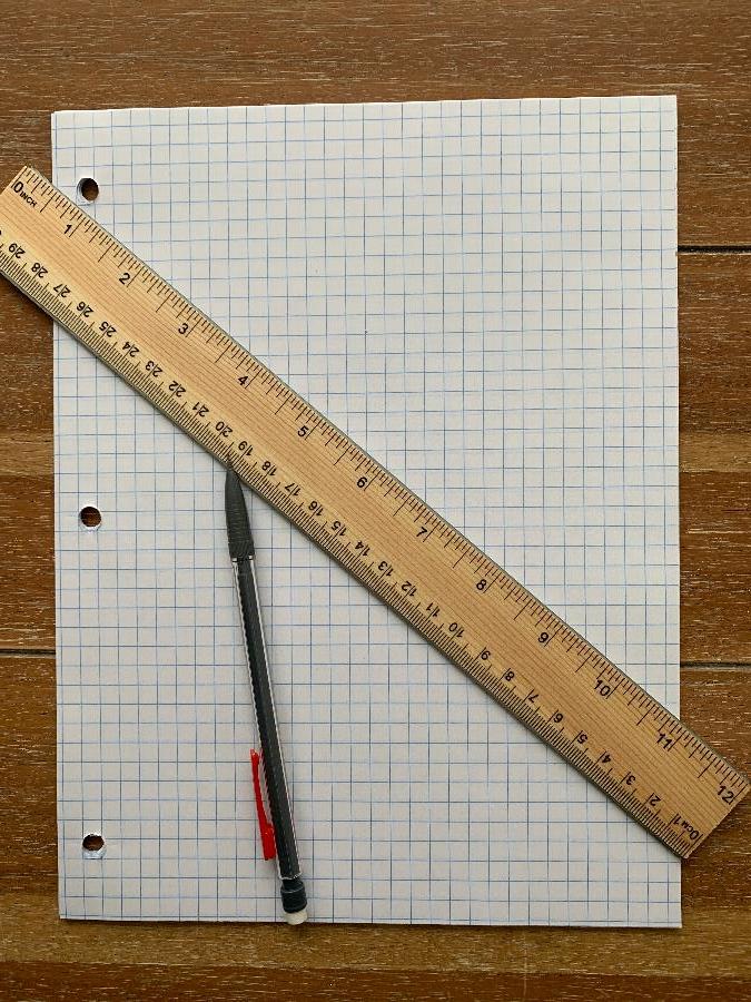 Universal UNV59021 Flat Wood Ruler with Double Metal Edge - 1/16 ...