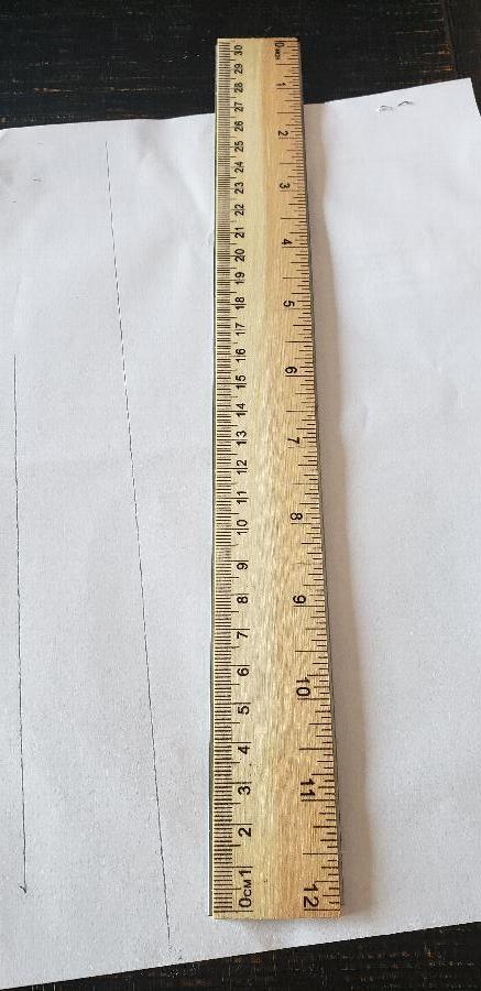 Universal UNV59021 Flat Wood Ruler with Double Metal Edge - 1/16 ...