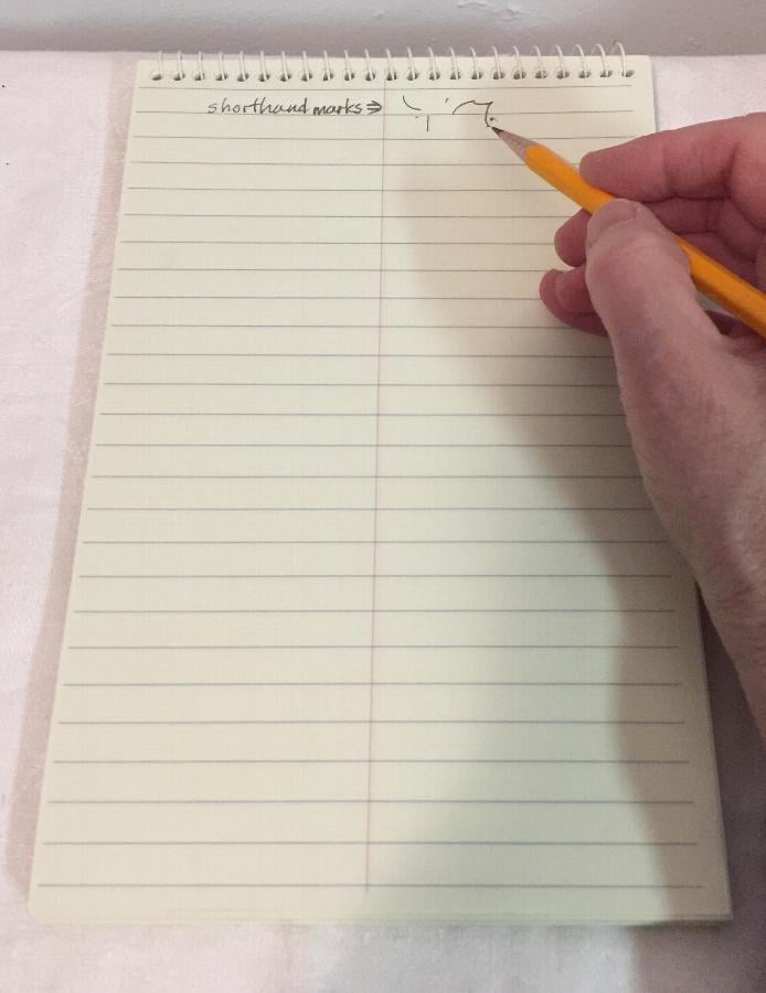 Universal UNV86920 6" x 9" Green Gregg Rule Steno Book - 80 Sheets